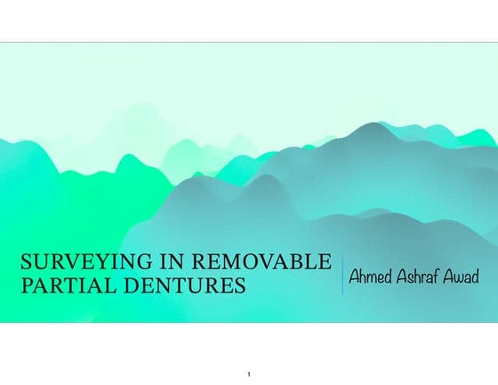 removable partial denture survey lines, path of insertion, guide planes ...