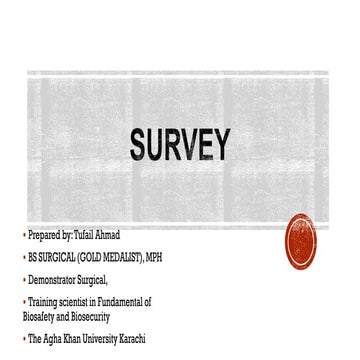 survey and basic steps of survey.pdf research methodology | PDF