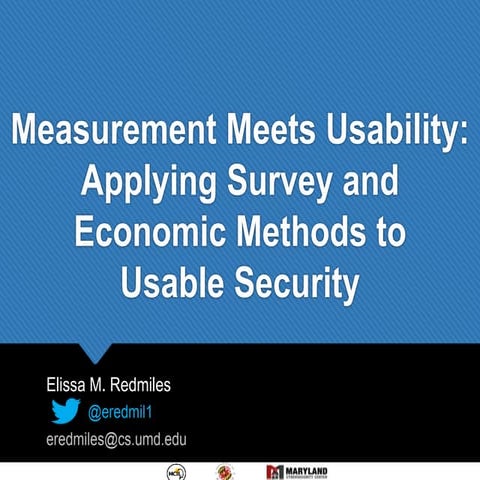 Survey Methodology for Security and Privacy Researchers | PPTX