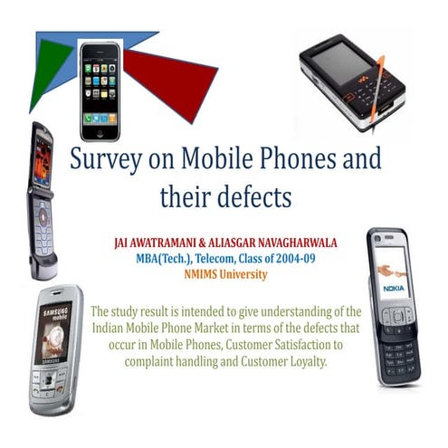 Survey On Mobile Phones And Their Defects(Indian Context) | PDF
