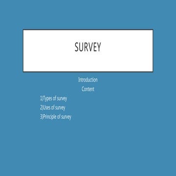 Surveying ( introduction ) | PPT