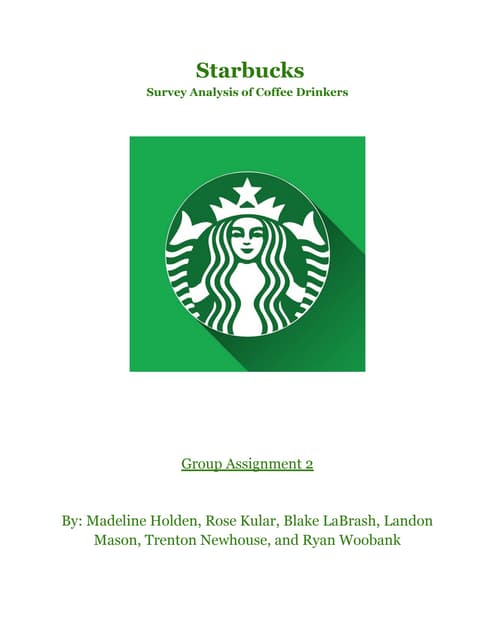Starbucks Survey Report | DOC