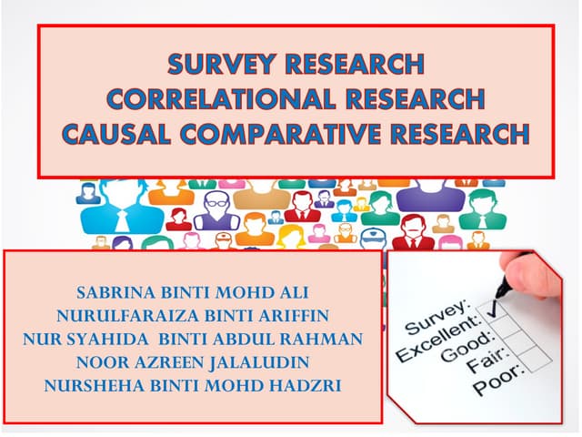 Research Designs: Descriptive, Correlational and Experimental | PPTX