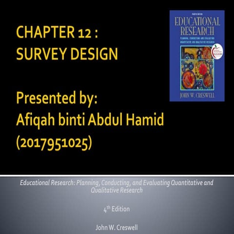 Survey design | PPTX