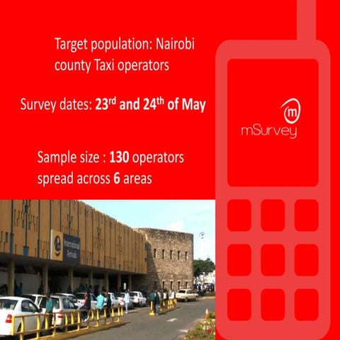 Taxi operators in Nairobi Survey findings | PPTX