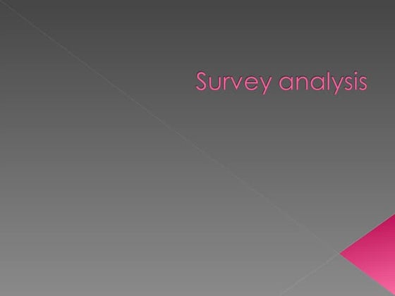 Survey magazine | PPT