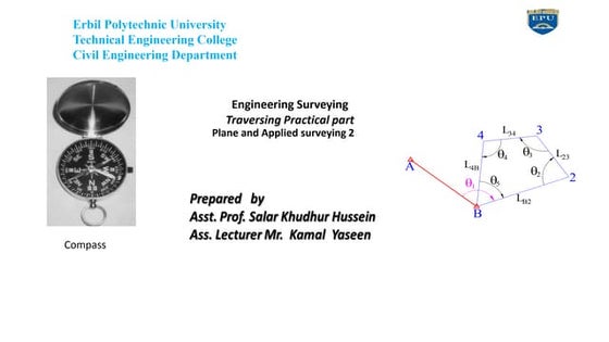 Lecture 11 traverse computations | PPT