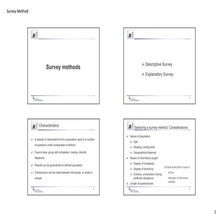 Survey method | PDF