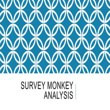 Survey monkey analysis | PPT