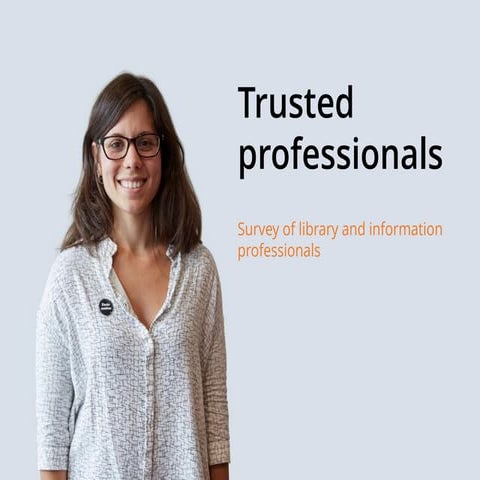 What makes library and information professionals trusted? | PDF