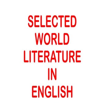Survey of World Literature in English .pptx