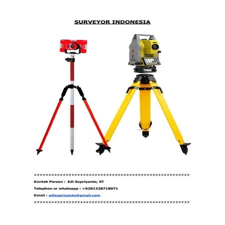 Surveyor indonesia Jasa Layanan Service Survey Pemetaan Land Survey ...