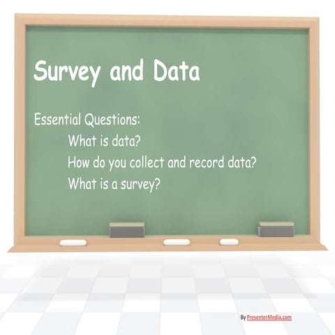 Surveys and data lesson | PPTX