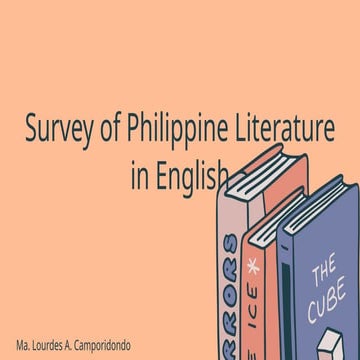 Survey to Philippine literature in English BSED 3rd Year.pptx