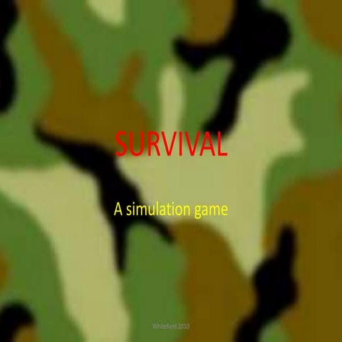 Survival Game | PPTX