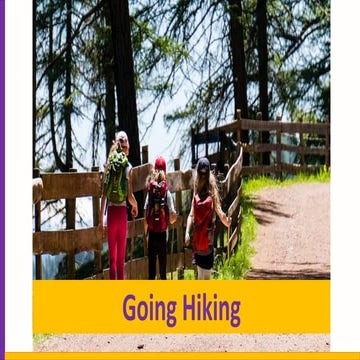 Survival English for kids (going hiking) | PPTX