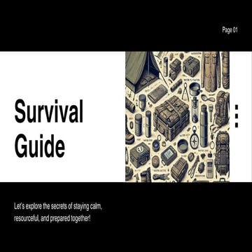Survival Guide presentation of my course in ITI | PDF