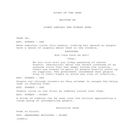 Survival of the damned script | DOCX | Infectious Diseases | Diseases ...