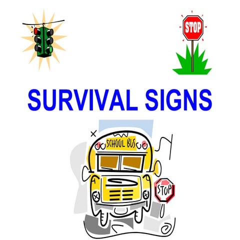 Survival Signs | PPT