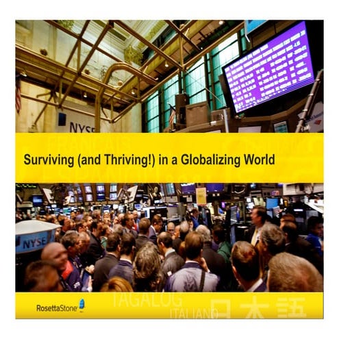 Surviving and Thriving in a Globalized World | PDF | Business ...