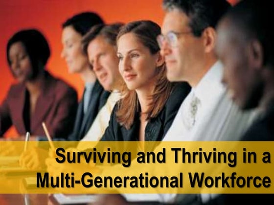 Generations in the workplace | PPT | Career Planning | Careers