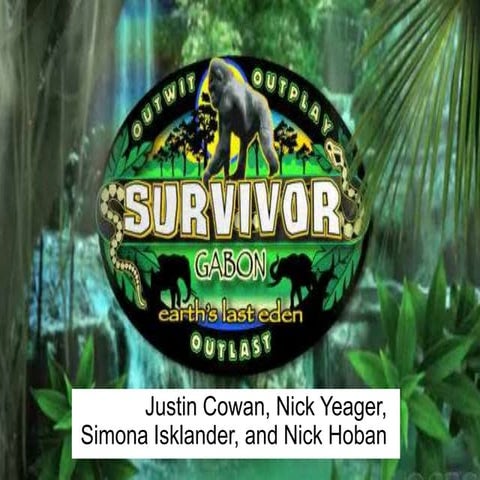 Survivor final group project | PPT