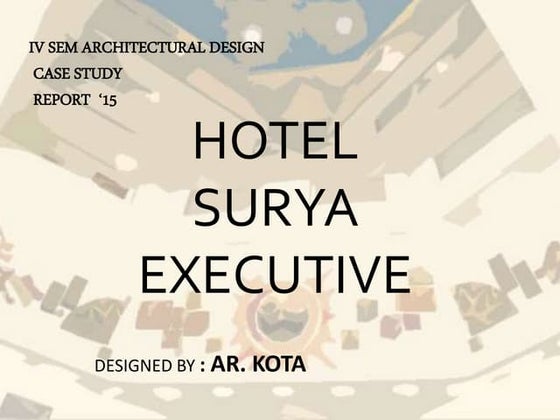 HRACC 5 Star Hotel Design Requirements,India | PPTX