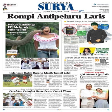 Surya Epaper 15 September 2013 | PDF
