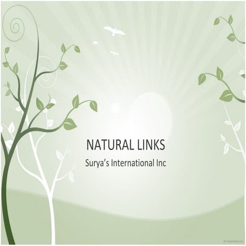 Natural Links | PPT