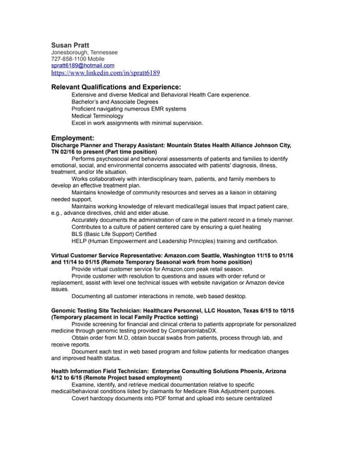 Shirley Hernandez resume | PDF