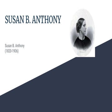 Susan b. anthony | PPTX
