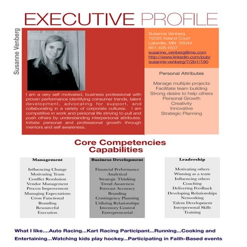 Susanne Venberg Executive Profile | PDF