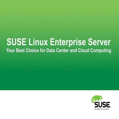 Suse Linux Enterprise Sever | PPT