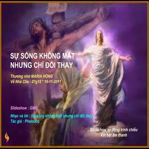 Su song khong mat nhung chi doi thay | PPT