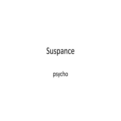 Suspance | PPT