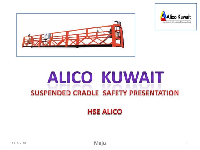 Rope suspended platform- Safety | PPT