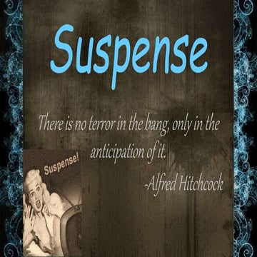 Suspense presentation for the genre of suspense | PPTX