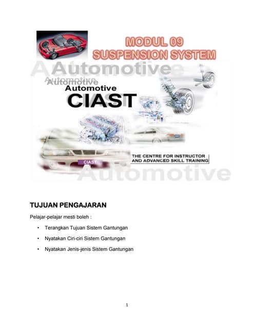 Jenis poros penggerak roda | DOCX