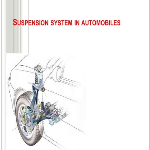Introduction to suspension-system-in-automobiles | PPT