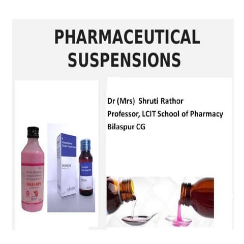 Pharmaceutical Suspension | PPTX
