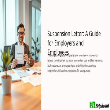 Suspension Letter, Suspension Letter Sample | PPTX