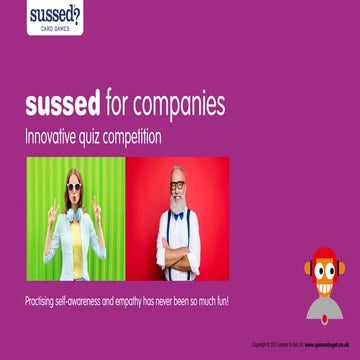 sussed company team quiz competition | PPT