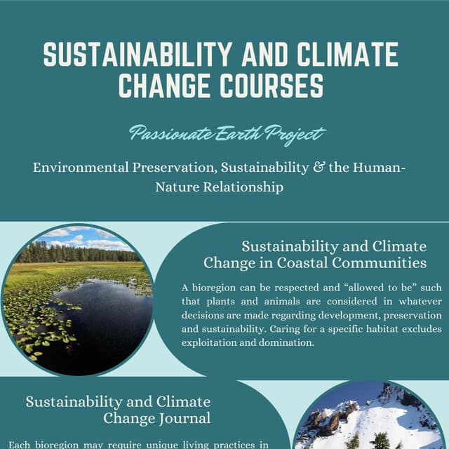 Sustainability and Climate Change Journal | PDF