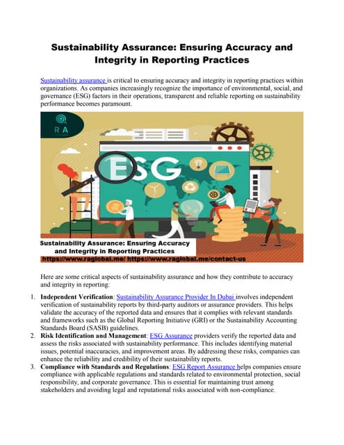 Understand the importance of Sustainability Report Assurance.pdf