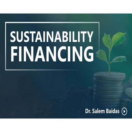 Sustainability Financing | PDF