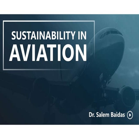 Sustainability in Aviation | PDF