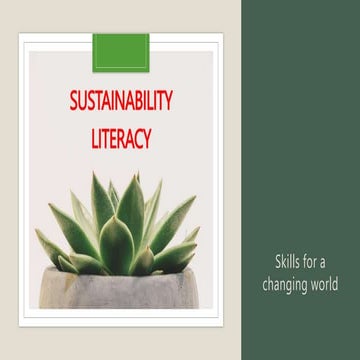SUSTAINABILITY Literacy -Optimization.pptx