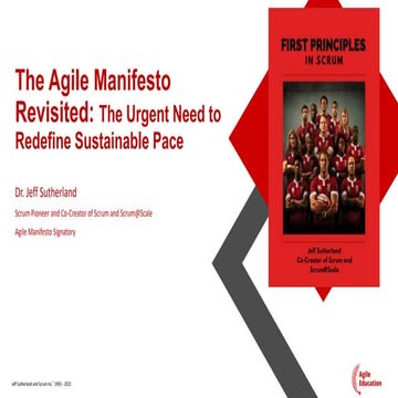 Sustainable-Pace in agile world and achieve Target smoothly as a team | PPTX