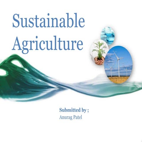 Sustainable agriculture | PPTX