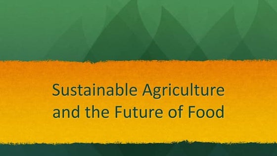 Unit 5 agriculture | PPT